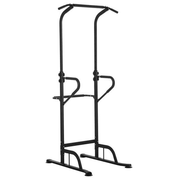 Pull Up Bar Multi-Function Height Adjustable Power Tower Dip Station E ...